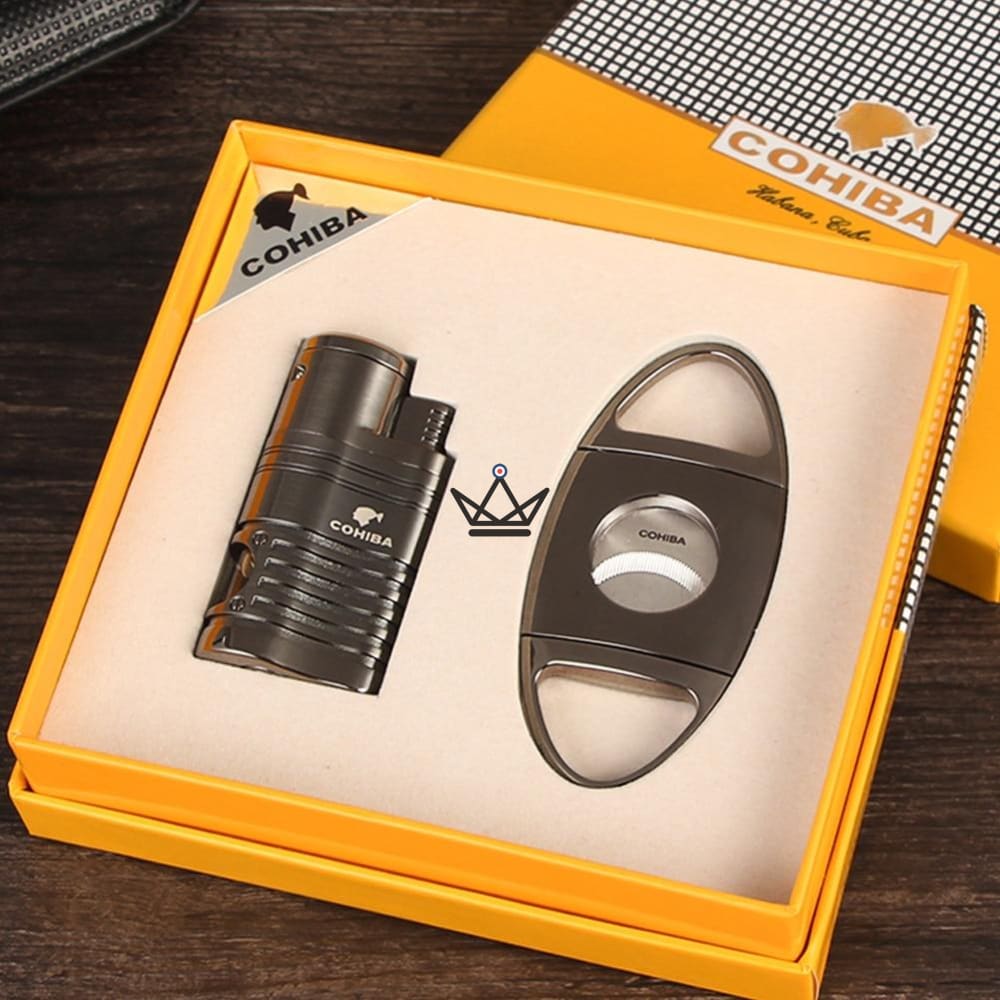 Pack Briquet et Coupe-Cigare COHIBA - REDFIRE NEWPUNCH – Atelier Atypique